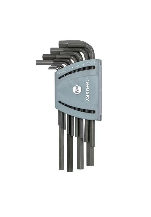"Husky Long Arm Hex Key Set, MM (13-Piece)" - EZ Auction
