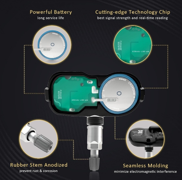 Marsflex TPMS Sensor 42607-33021 Compatible for Toyota Rav4 Camry ...