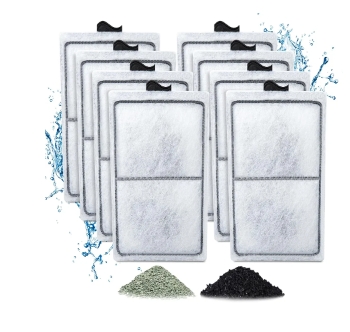 8 Pack PF-S Filter Cartridges for Top Fin Silenstream PF10 Power ...