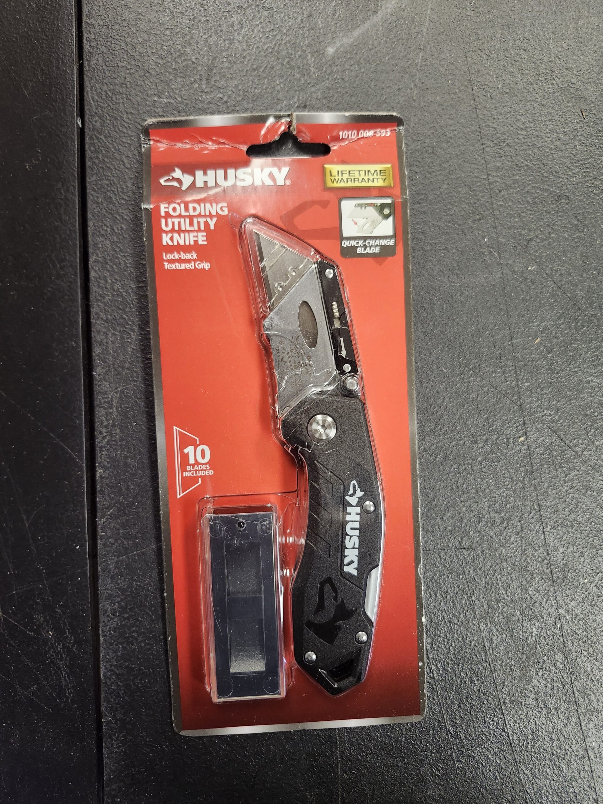 Husky Folding Lock-Back Utility Knife - EZ Auction