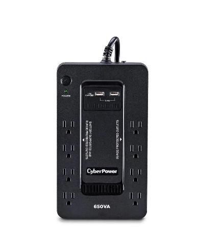CyberPower 650VA 8-Outlet UPS Battery Backup with USB - EZ Auction