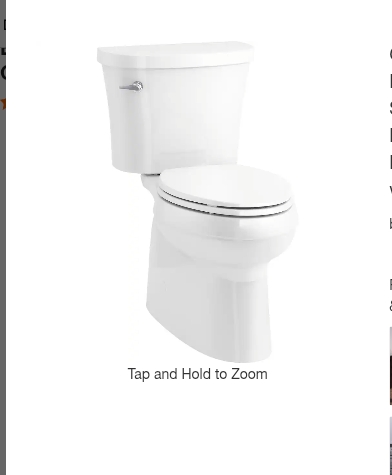 "KOHLER Gleam 12 in. Rough In 2-Piece 1.28 GFP Single Flush Elongated ...