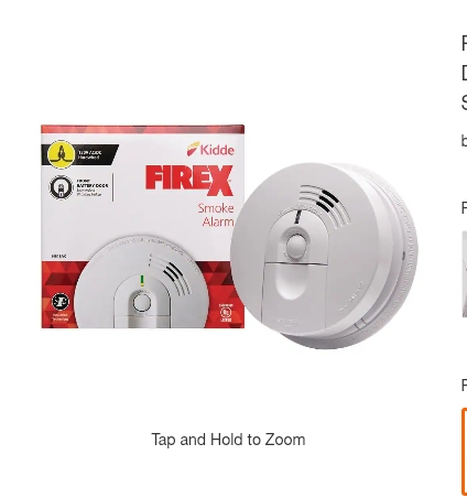 PACK OF 4)Kidde Firex Hardwired Smoke Detector with Ionization Sensor ...
