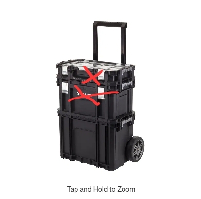 "Husky Connect Stackable 22 in. Rolling Tool Cart, 22 in. Tool Box*THE ...