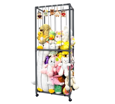 Large Zoo Stuffed Animal Storage Holder PVC Plush Storage Organizer ...