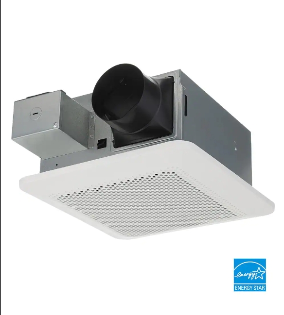 "Panasonic WhisperRemodel DC Pick-A-Flow 80/110 CFM Ceiling Bathroom ...