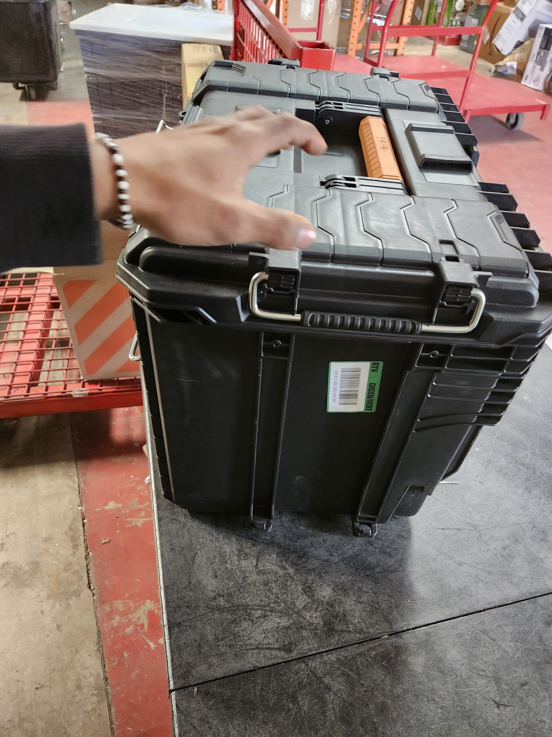 RIDGID Pro Gear System Gen 2.0 Durable XL 22 in. Stackable Tool Box For ...