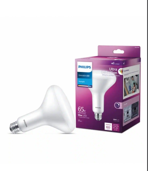 "PACK OF 14) Philips 65-Watt Equivalent BR40 Ultra Definition Dimmable ...