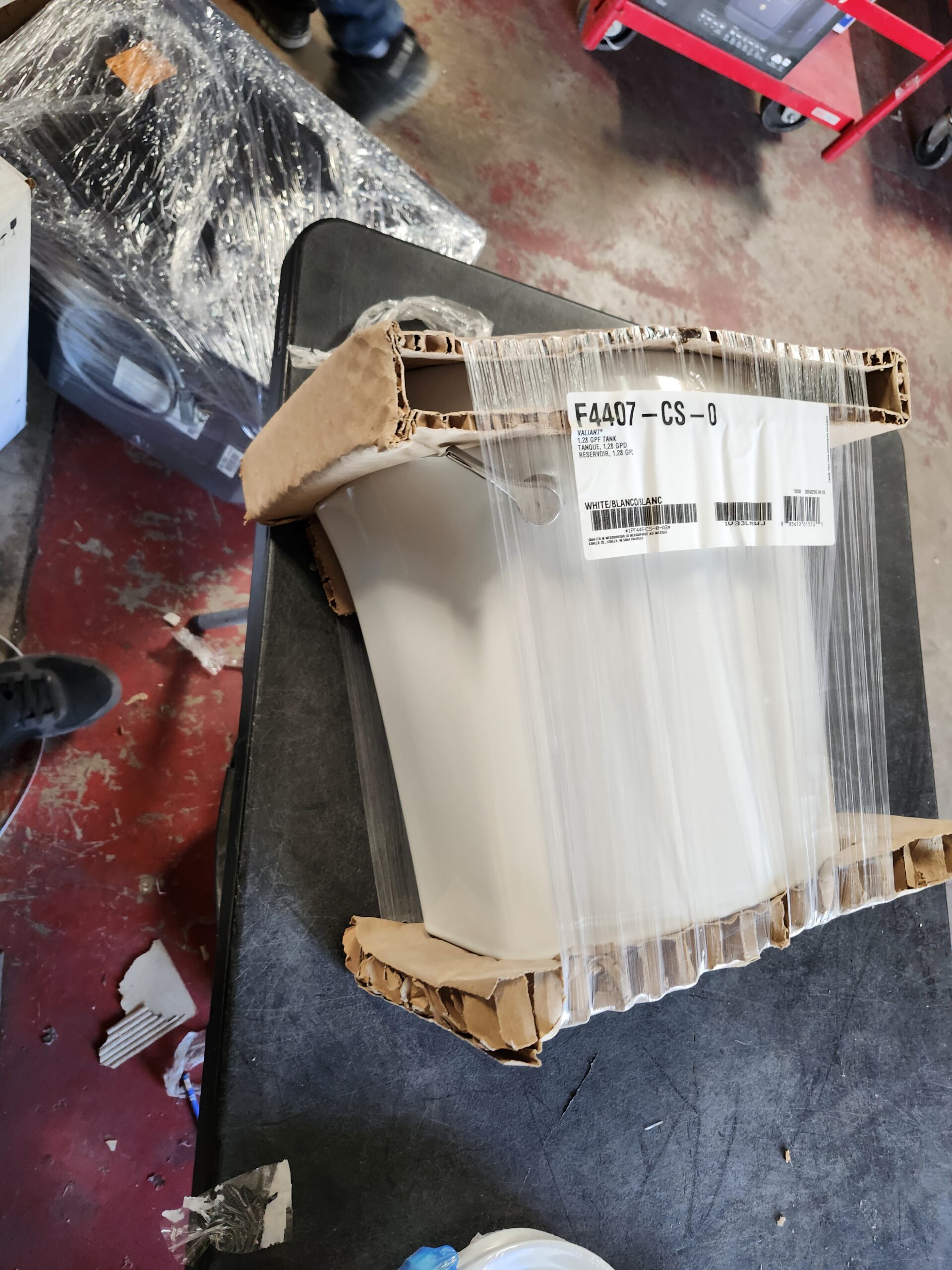 KOHLER Valiant 12 in. Rough In 2-Piece 1.28 GPF Single Flush Elongated ...