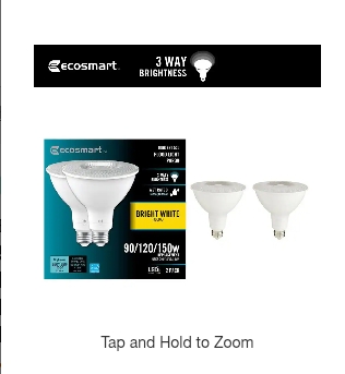 "PACK OF 12)EcoSmart 150-Watt Equivalent PAR38 Dimmable CEC LED Dusk to ...