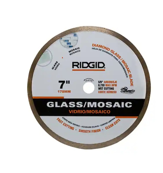 RIDGID 7 in. Glass Mosaic Tile Blade - EZ Auction