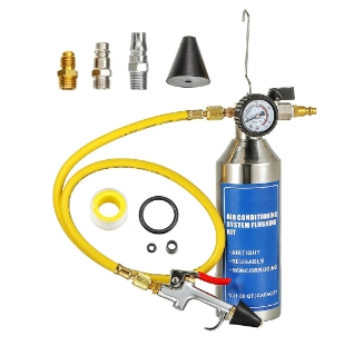 AC Flush Kit, Auto air Conditioning Pipeline Cleaning Tool Set,R134A ...