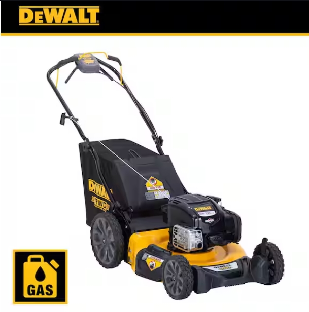 "DEWALT 21 in. 163cc Briggs and Stratton 725Exi Engine Rear Wheel Drive ...