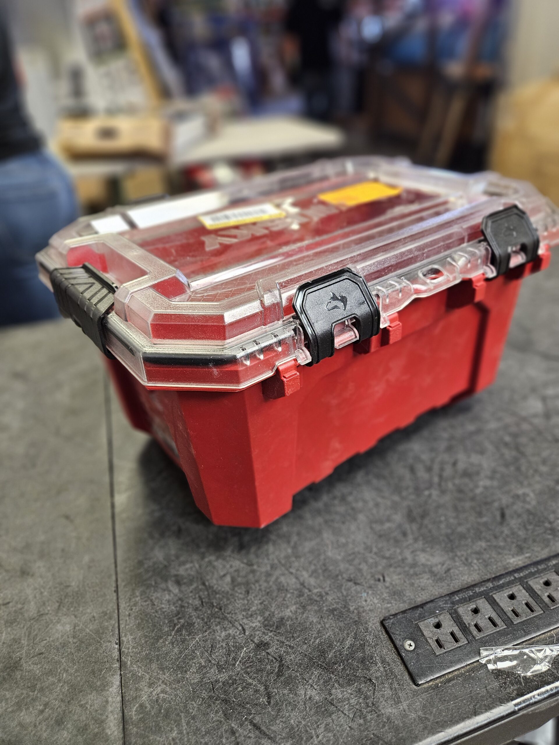 Husky 12-Gal. Professional Heavy Duty Waterproof Stackable Plastic ...