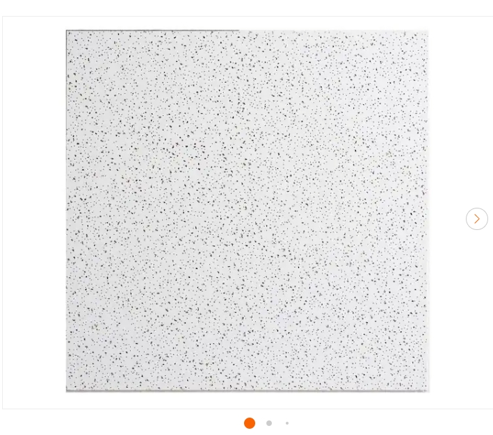USG Ceilings 2 ft. x 2 ft. Radar Basic White Square Edge Lay-In Ceiling ...