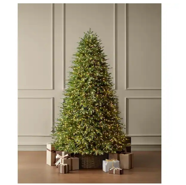 "Home Decorators Collection 7.5 ft. Grand Duchess Twinkling Balsam Fir ...
