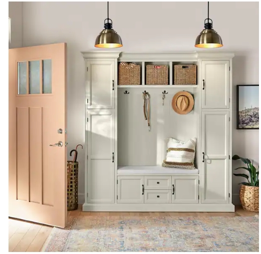 "**REFERENCE PHOTO**Home Decorators Collection Royce Off White 79.25 in ...