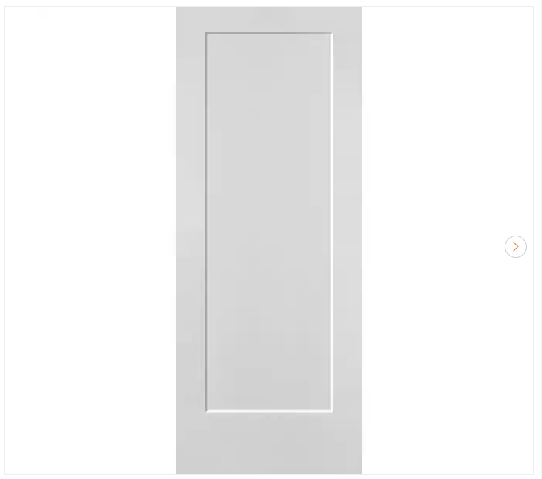 "Masonite 32 in. x 80 in. 1 Panel Lincoln Park Primed Solid Core ...