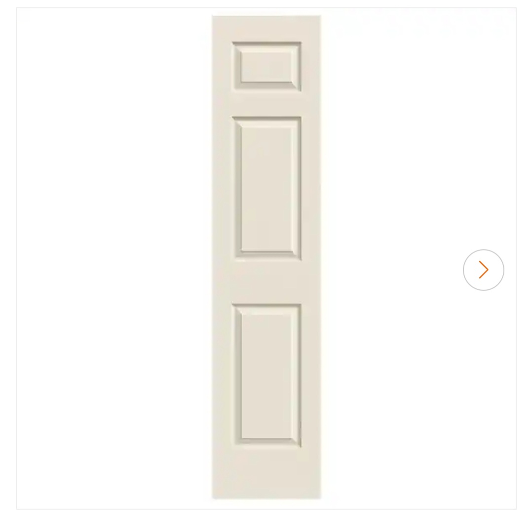 "JELD-WEN 20 in. x 80 in. Colonist Primed Textured Molded Composite MDF ...