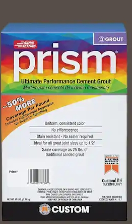 "Custom Building Products Prism #540 Truffle 17 lb. Ultimate ...