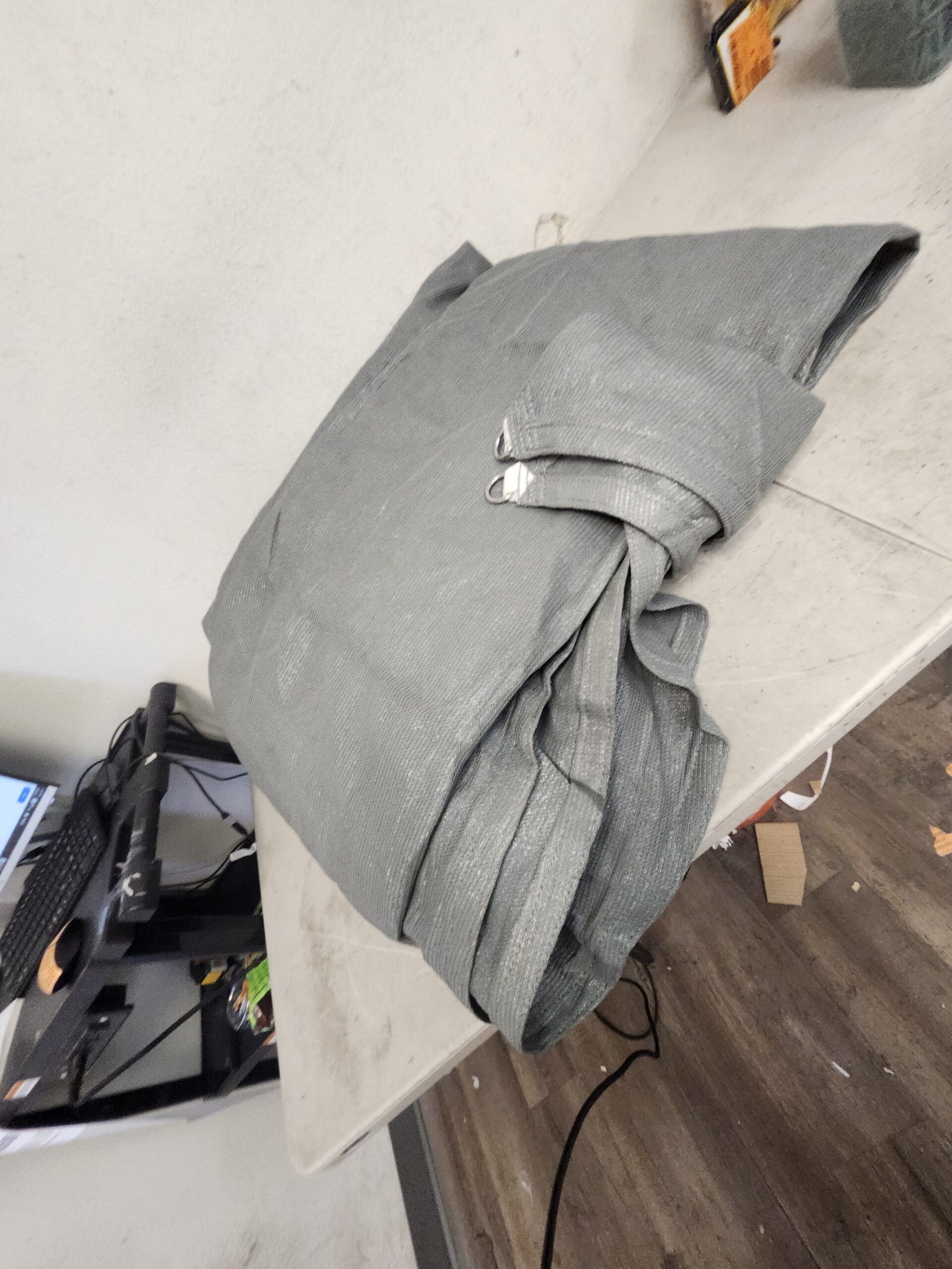 10 ft. x 20 ft. Silver/Black 16 Mil Heavy Duty Polyethylene Tarp ...