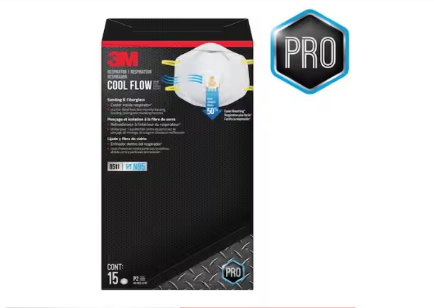 "3M 8511 N95 Cool Flow Valve Particulate Respirator,15 Pack" - EZ Auction
