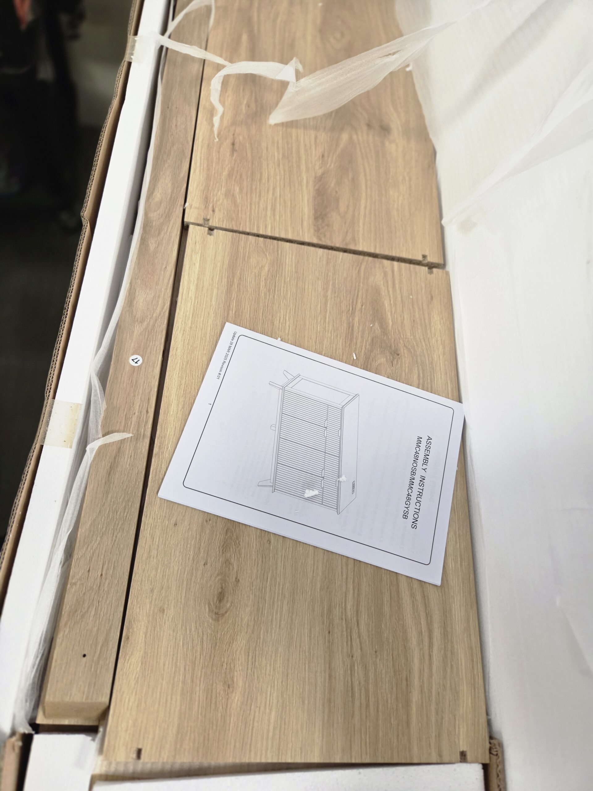 **OPEN BOX**Modern Mid Century 48-inch Fluted Buffet Sideboard Cabinet ...