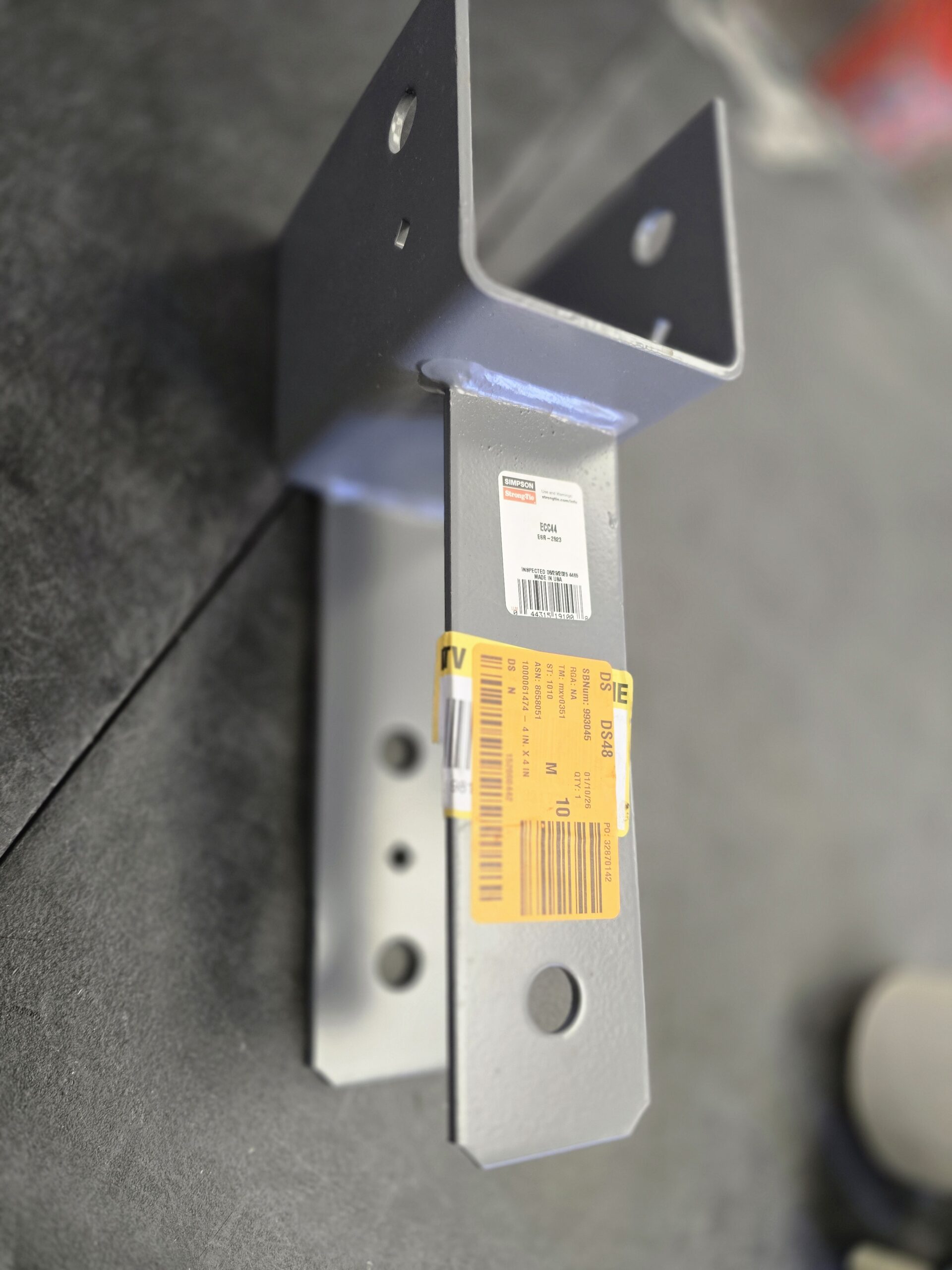 "**NEW** Simpson Strong-Tie ECC End Column Cap for 4x Beam, 4x Post ...