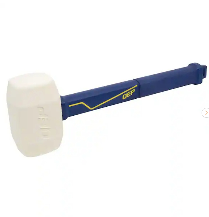 NEW ***QEP 16 oz. Pro Rubber Floor Mallet with 11.5 in. Plastic Handle ...