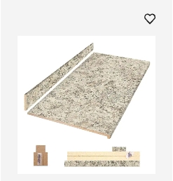 (NEW) **SIZE: 6 ft. ** Straight Laminate Countertop Kit Included in ...