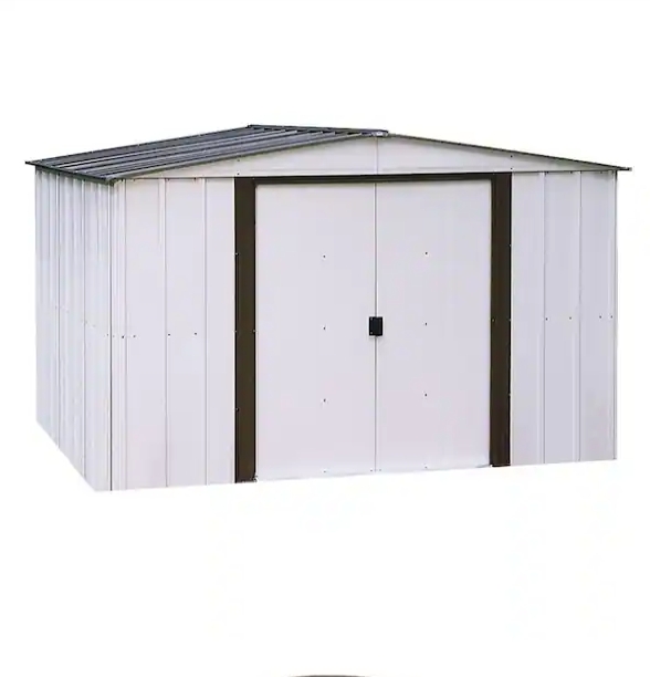 "**READ DESCRIPTION**Arrow Newport 10 ft. W x 8 ft. D 2-Tone Eggshell ...