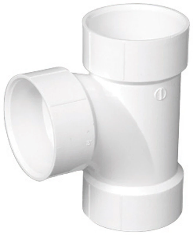 CHARLOTTE PIPE Charlotte Pipe Schedule 40 1-1/4 in. Hub X 1-1/4 in. D Hub PVC Sanitary Tee 1 pk ...