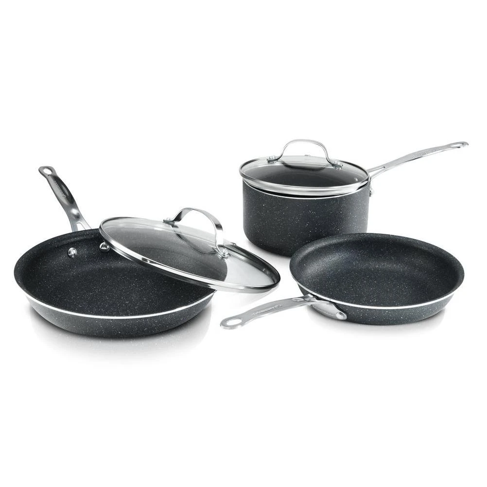 GraniteStone Diamond 5-Piece Non-Stick Aluminum Cookware Set | Do It ... GraniteStone Diamond 5-Piece Non-Stick Aluminum Cookware Set | Do It ...