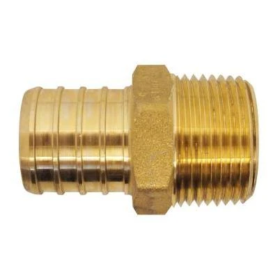 Apollo 1 in. Brass PEX Barb x 3/4 in. Male Pipe Thread Reducing Adapter | Fisk Farm & Home - Monona