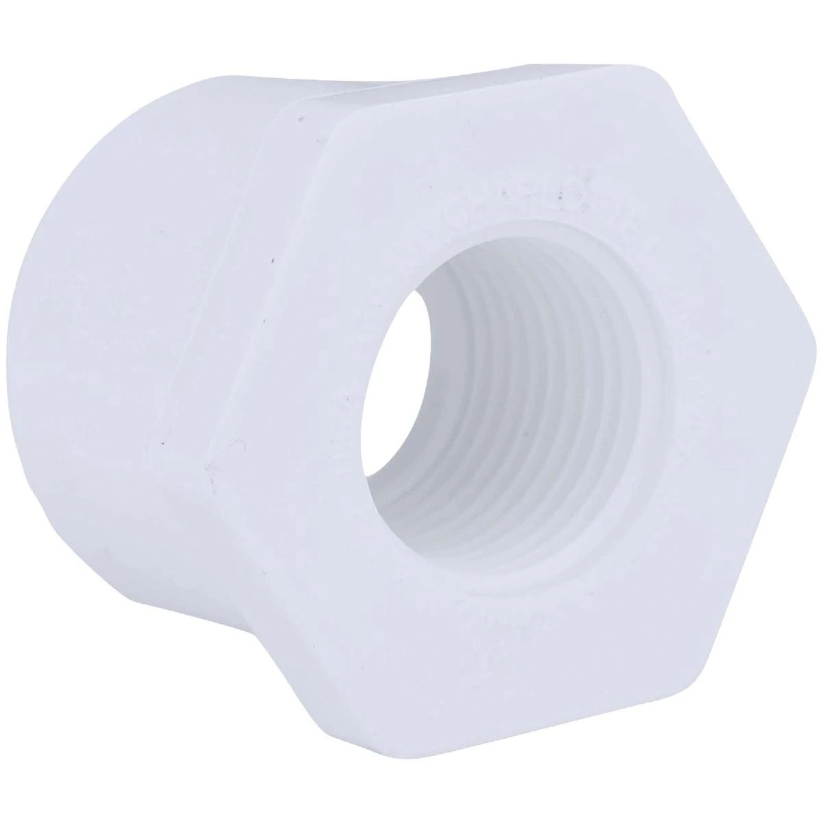 CHARLOTTE PIPE Charlotte Pipe 1 In. SPG x 1/2 In. FPT Schedule 40 PVC Bushing | Elitsac, Inc.