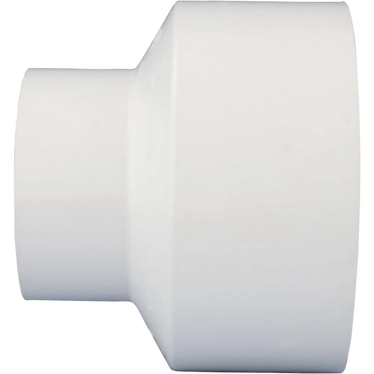 CHARLOTTE PIPE Charlotte Pipe 4 In. Hub x 2 In. Hub Schedule 40 DWV Reducing PVC Coupling ...