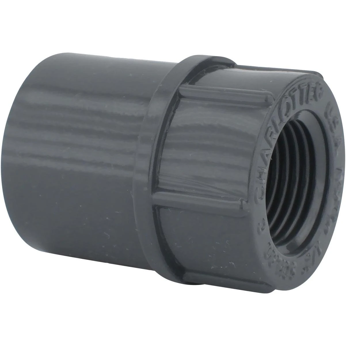 CHARLOTTE PIPE Charlotte Pipe 1/2 In. Schedule 80 Female PVC Adapter | Elitsac, Inc.