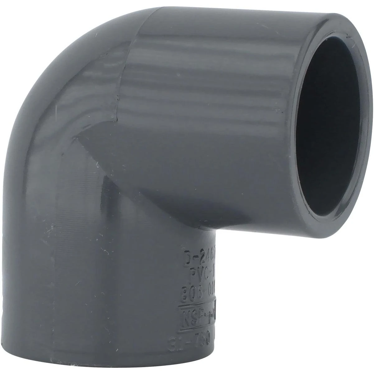 CHARLOTTE PIPE Charlotte Pipe 1 In. Slip x Slip Schedule 80 90 Deg. PVC Elbow (1/4 Bend ...