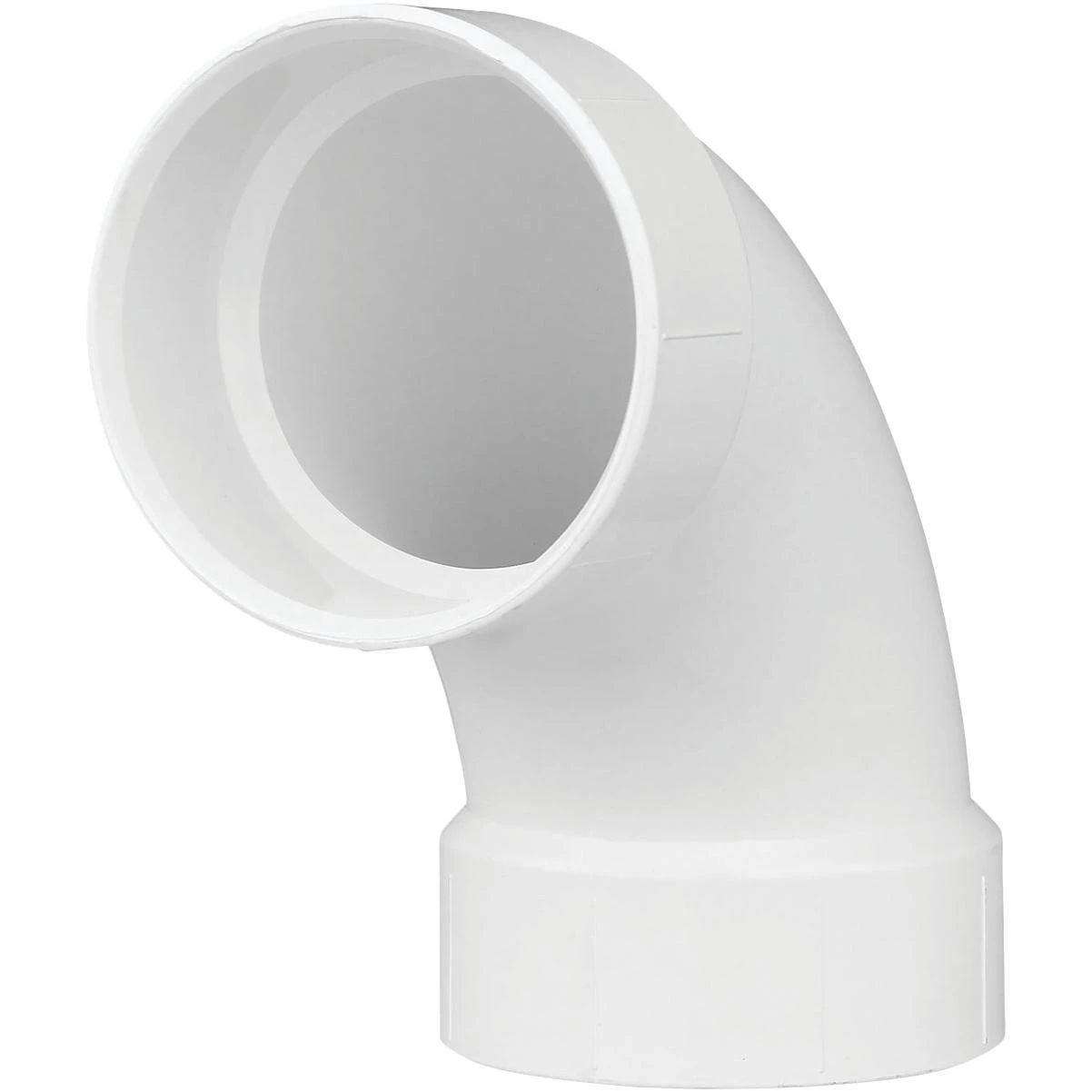Charlotte Pipe 4 In. Schedule 40 90 Deg. Long Sweep DWV PVC Elbow (1/4 ...