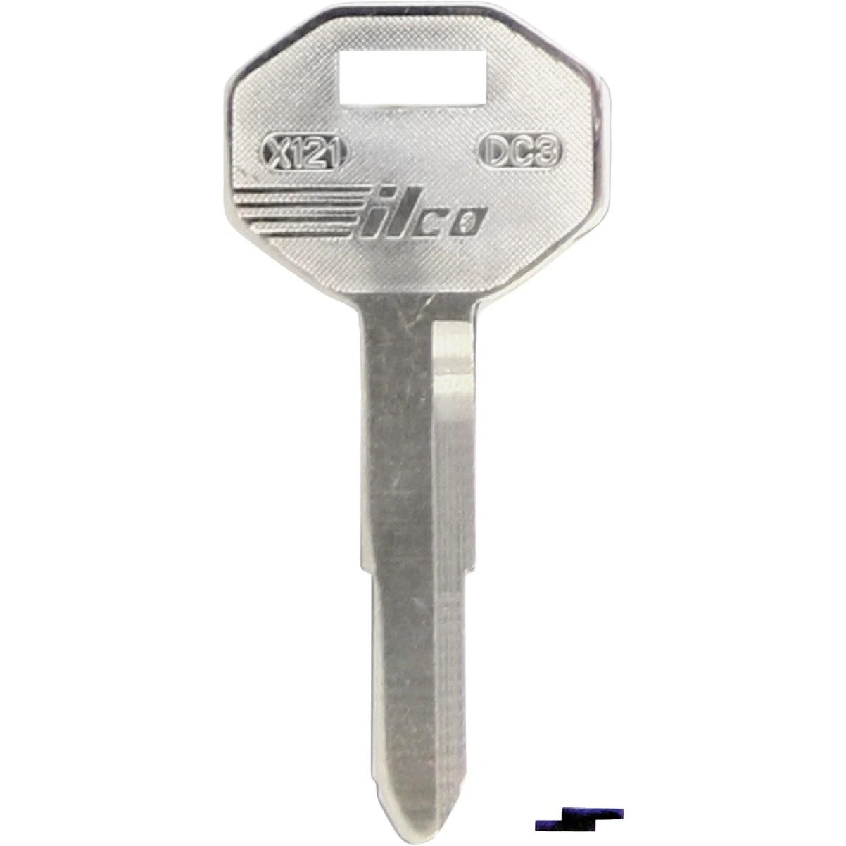ILCO GM Nickel Plated Automotive Key, DC3 / X121 (10-Pack) | Hills Flat ...