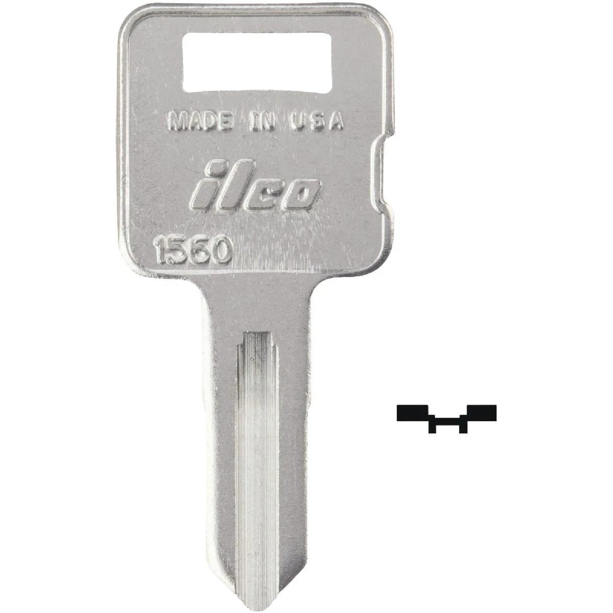 ILCO 1560 Caterpillar Key Blank (10-Pack) | Hills Flat Lumber