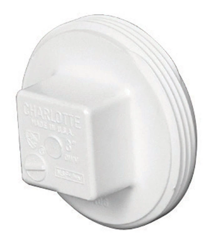 CHARLOTTE PIPE Charlotte Pipe Schedule 40 1-1/2 in. MPT X 1-1/2 in. D MPT PVC Clean-Out Plug 1 ...