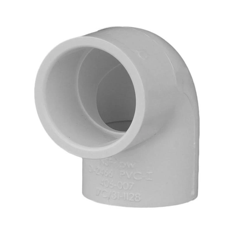CHARLOTTE PIPE Charlotte Pipe Schedule 40 1/2 in. Slip X 1/2 in. D Slip PVC Elbow 1 pk ...