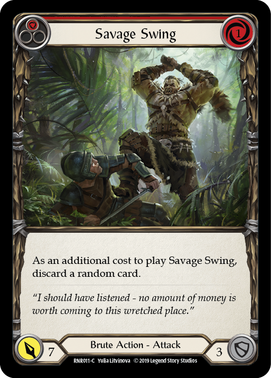 Savage Swing - Spellvoid - FaB Card Search