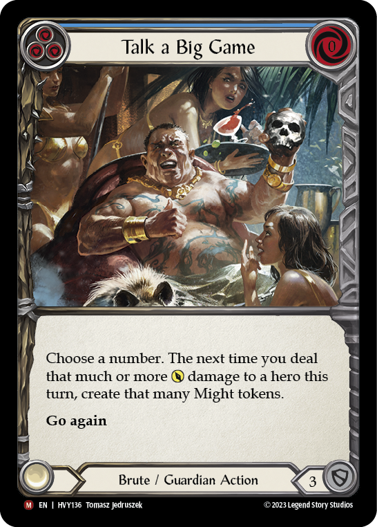 Talk a Big Game - Spellvoid - FaB Card Search