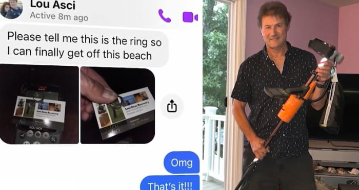 Woman's 'Long Shot' Attempt To Recover Lost Ring Pays Off When Stranger ...