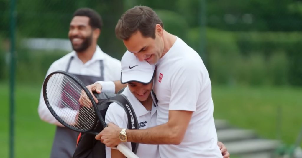 Roger Federer Fulfills Promise He Made To An Young Boy 5 years Ago