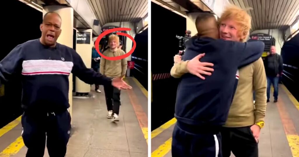 Ed Sheeran Surprises Subway Singer with Impromptu Duet | FaithPot Ed Sheeran Surprises Subway Singer with Impromptu Duet | FaithPot