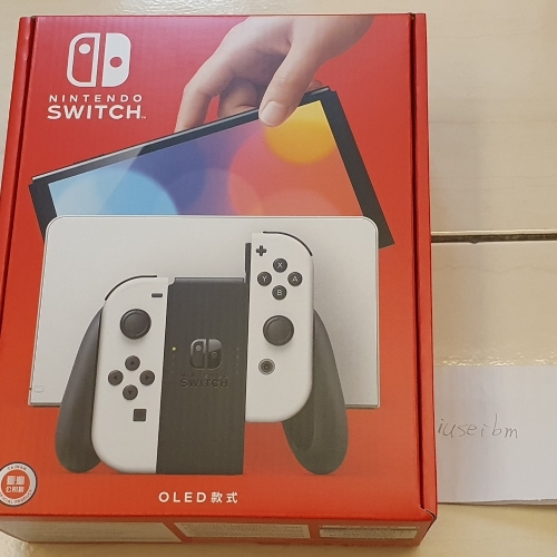 全家 好賣+ - PTT switch oled 白色手把主機 全新