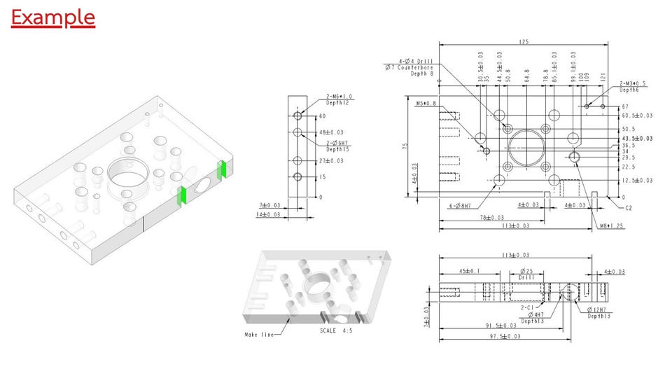 ออกแบบและเขียนแบบเครื่องกล 3D,2D/ผลิตภัณฑ์/ชิ้นส่วน/อุปกรณ์/CF/Jig ...